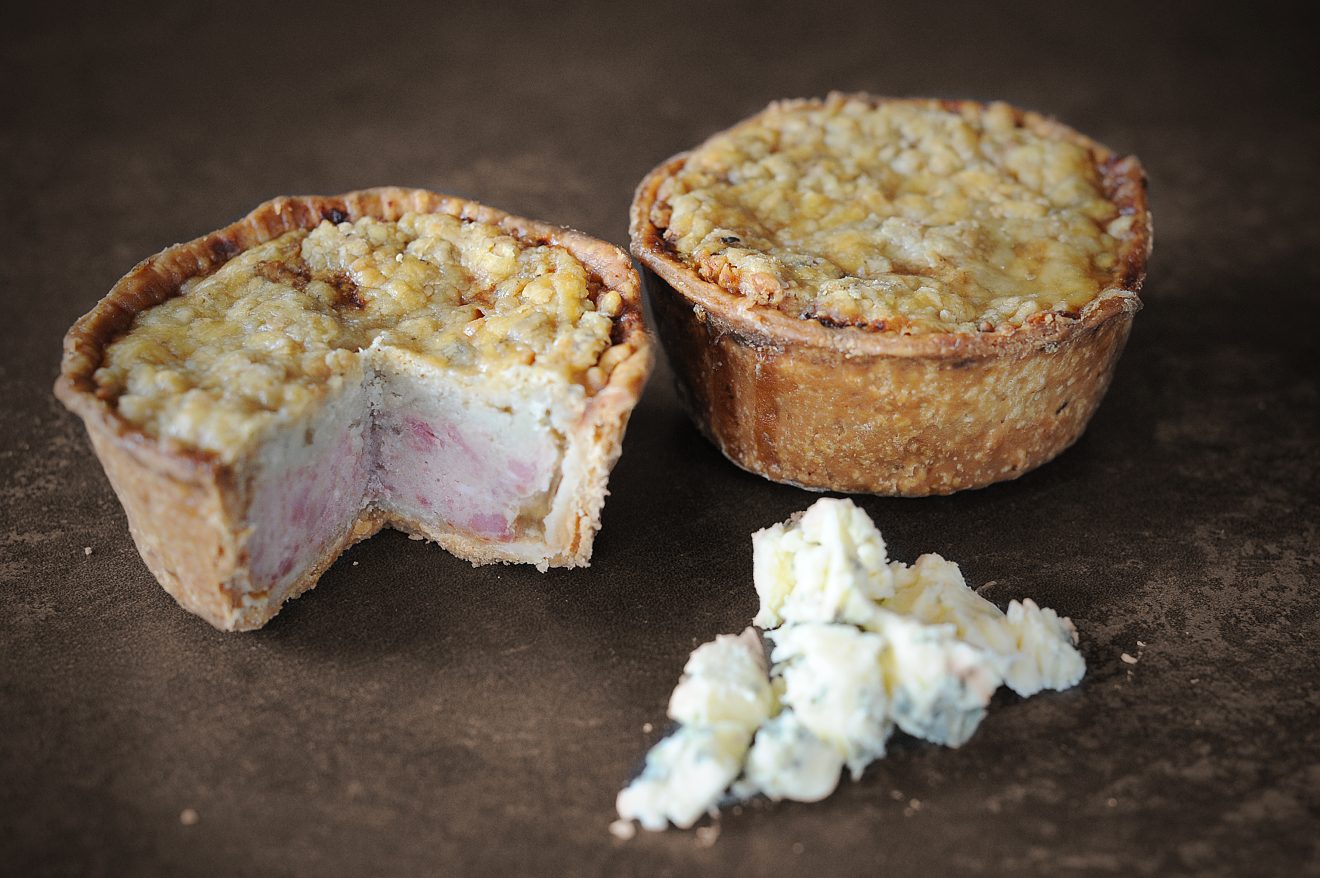 Stilton Topped Pork Pie | Toppings Pies